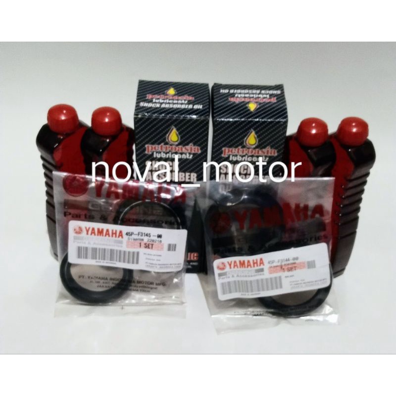 Jual seal shock sok depan byson R25 MT25 wr155 + 4 botol oli shock 45p ...