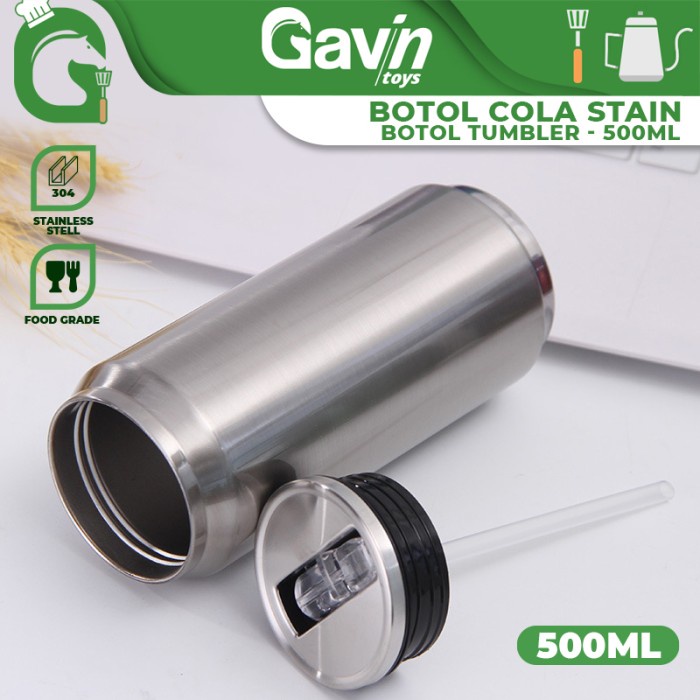 Jual Beer Can - Botol Minum Tumbler Stainless 500ml Insulated Bottle ...