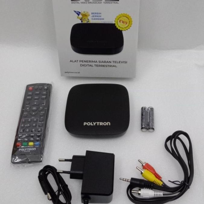 Jual Polytron Pdv-600 Set Top Box Dvb T2 Receiver Tv Digital | Shopee ...