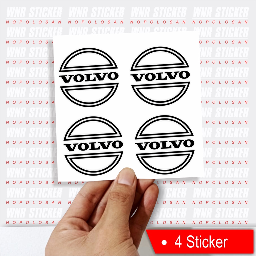 Jual Sticker Variasi velg Mobil Volvo Truck 1 set Isi 4 Sticker Size 8 ...