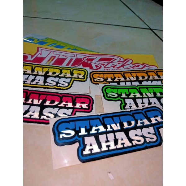 Jual stiker standar ahass | Shopee Indonesia