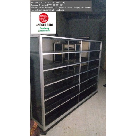 Jual Rak Toko/Etalase Almunium | Shopee Indonesia