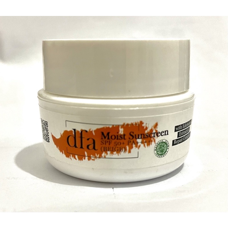 Jual DFA Moist Sunscreen SPF 50 beigi kemasan pot 10 gram Tabir Surya ...