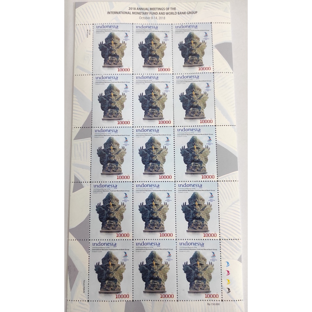Jual PERANGKO (LEMBARAN/FULL SHEET) RP 10.000,- | Shopee Indonesia