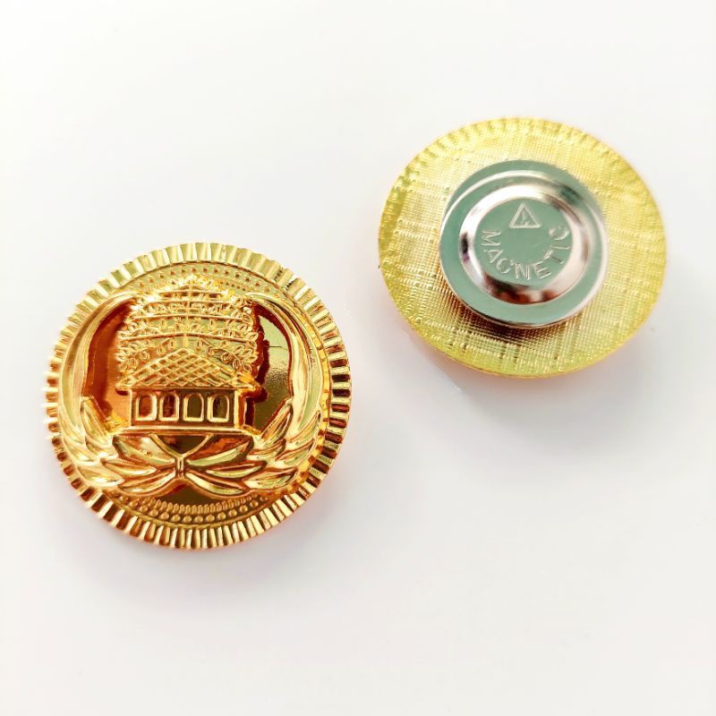 Jual PIN KORPRI TUMPUK BULAT GERIGI MAGNET/LENCANA KORPRI BULAT PREMIUM ...