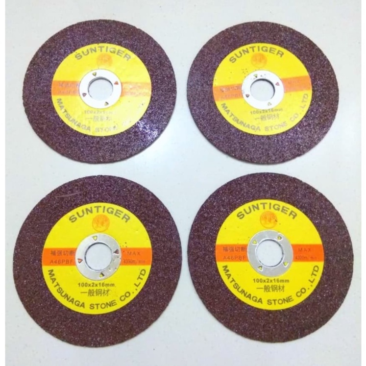 Jual Cutting Wheel 4" Inch Sun Tiger Resibon Potong Mata Gerinda Besi ...