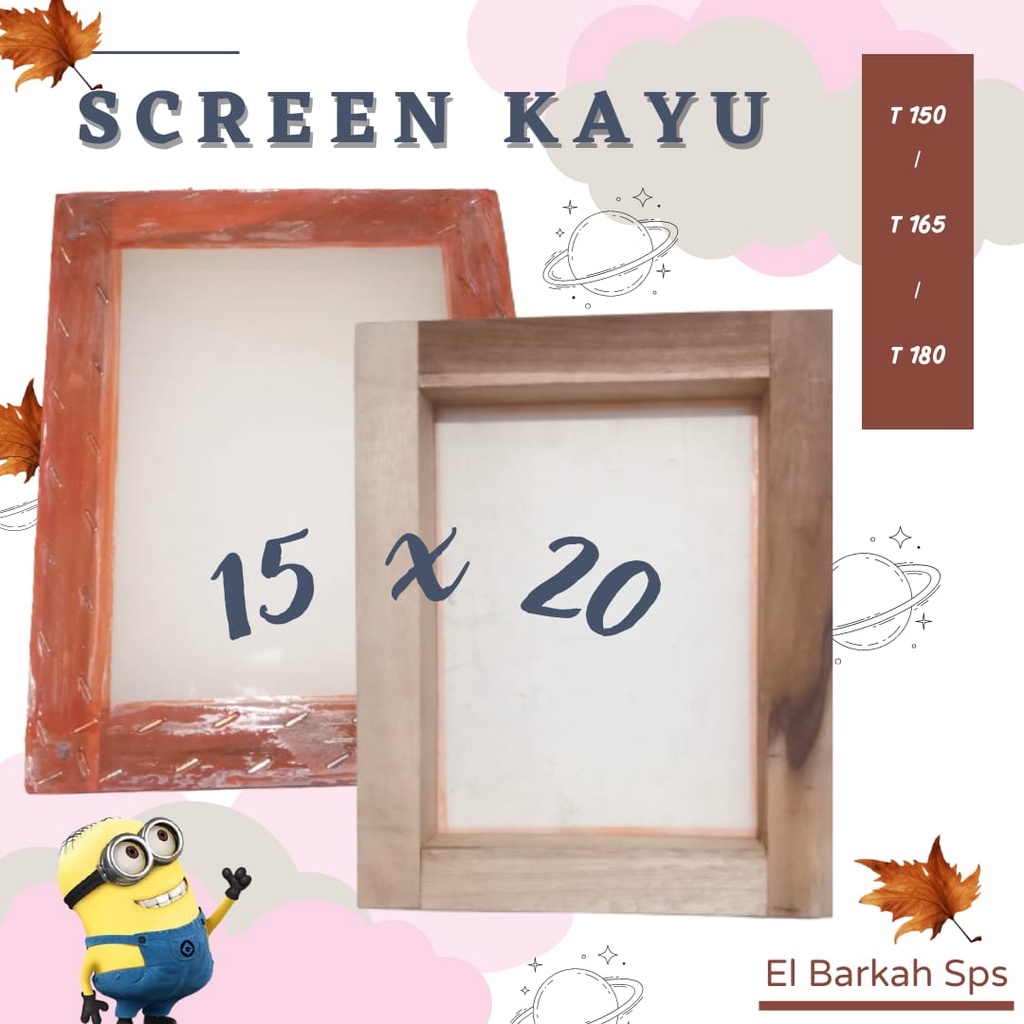 Jual SCREEN KAYU 15 X 20 CM | Shopee Indonesia