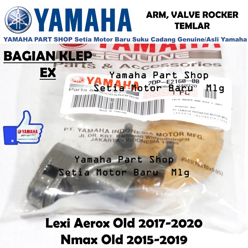 Jual Templar Temlar Valve Rocker Arm Pelatuk Klep Bagian EX Lexi Aerox ...