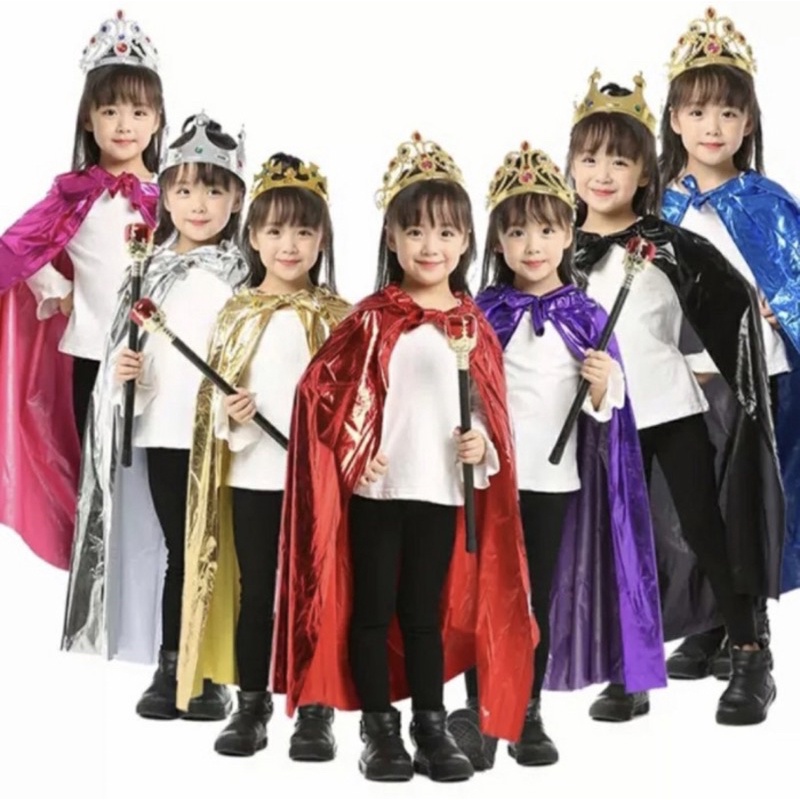 Jual [ jojokids ] jubah anak raja | jubah ratu | king costume cape ...