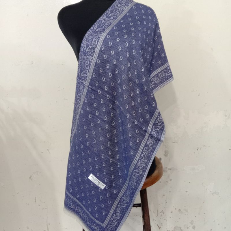 Jual syal motif keong kecil || pashmina cashmere || selendang || scarf ...