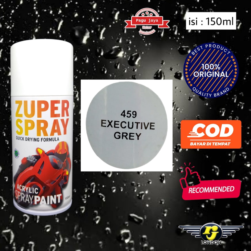 Jual Pilok pilox abu muda / executive grey 150cc zuper spray cat ...