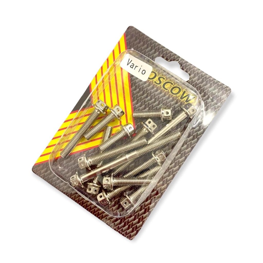 Jual BAUT PROBOLT CVT VARIO 125 150 CHROME NON FLOWER STAINLIS SET BAUT ... Jual BAUT PROBOLT CVT VARIO 125 150 CHROME NON FLOWER STAINLIS SET BAUT ...