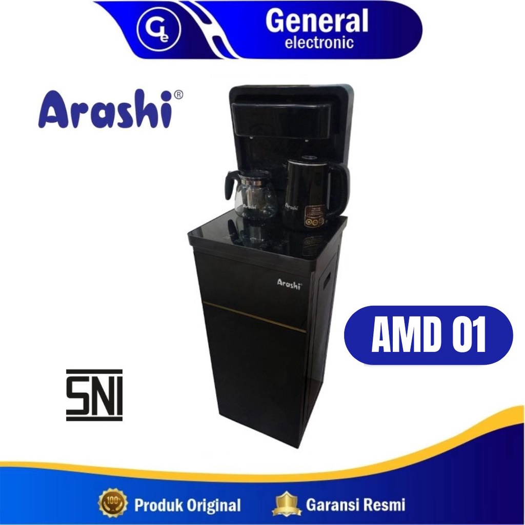 Jual Dispenser Multifungsi Arashi AMD 02B - Galon Bawah - Fitur Dingin ...