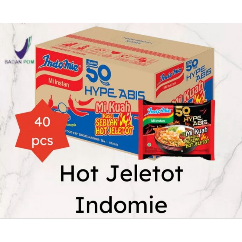 Jual Indomie Hype Abis Seblak / Indomie Goreng Rasa seblak per 1 dus ...