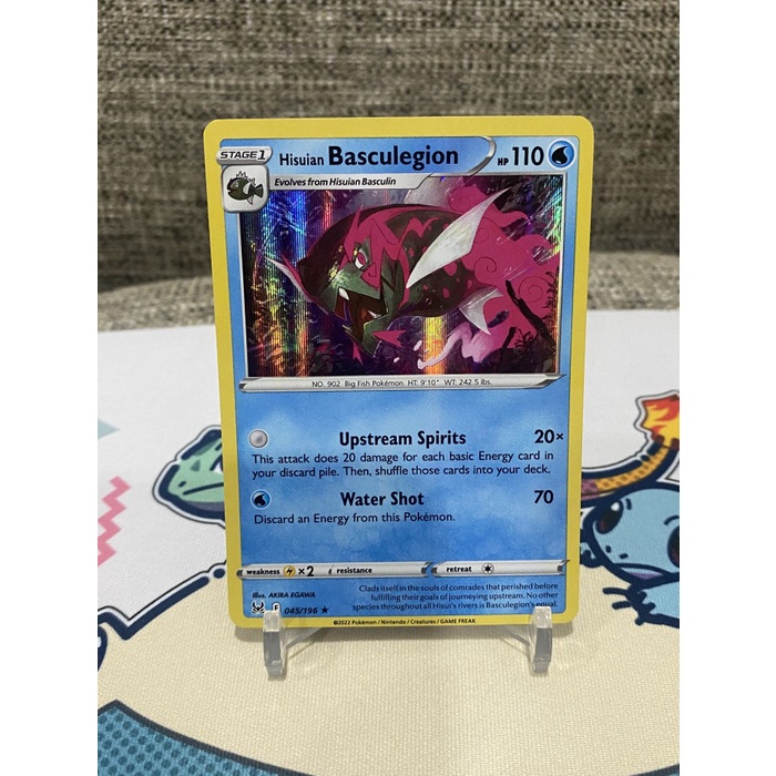Jual Pokemon TCG English Hisuian Basculegion 045/196 Holo Rare Lost Origin | Shopee Indonesia