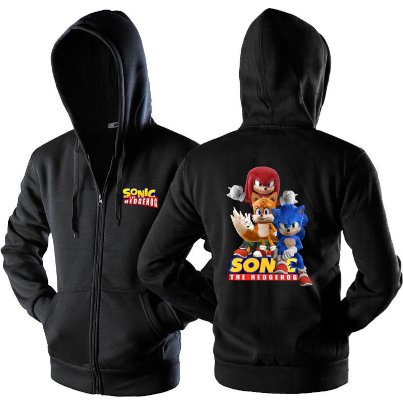 Jual Jaket Hoodie Zipper Dewasa Sonic The Hedgehog | Shopee Indonesia