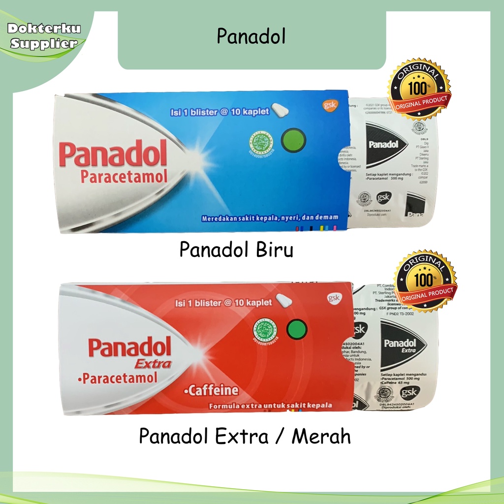 Jual Panadol Paracetamol Strip isi 10 Tablet ORIGINAL | Shopee Indonesia