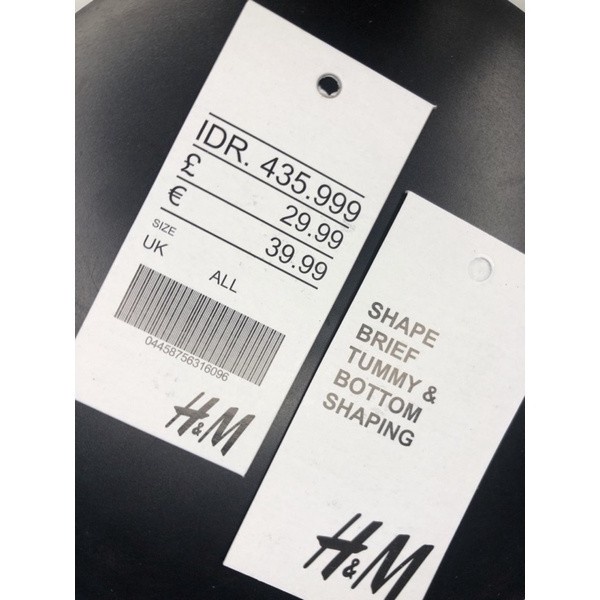 Jual Hang tag label H&M label tag H&M name tag H&M price tag H&M - 600 ...