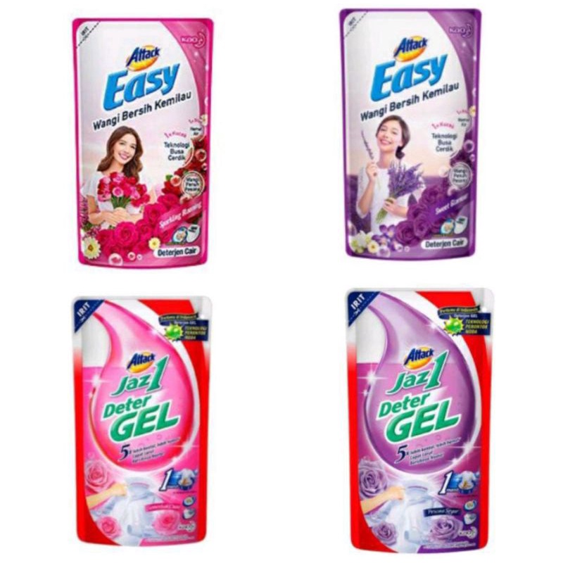 Jual Attack Easy Detergen Cair Sparkling Blooming / Sweet Glamour 750Ml ...