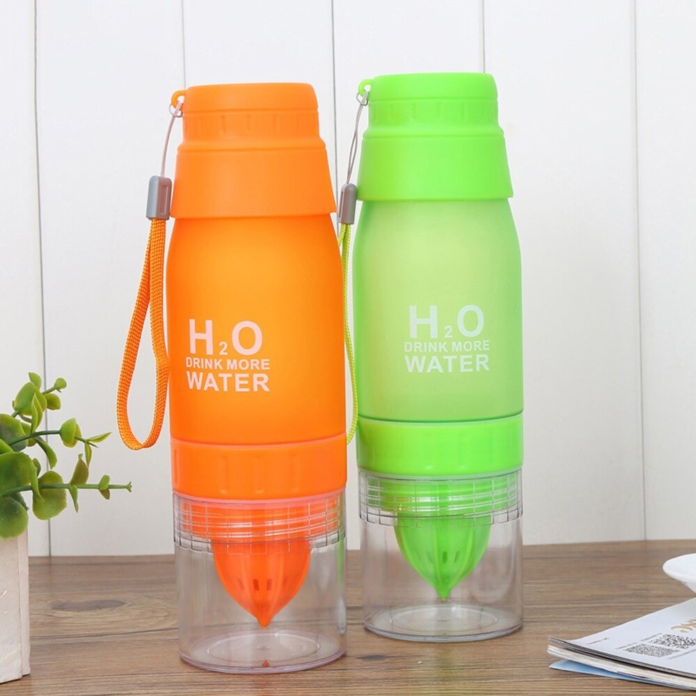 Jual Botol Minum Infuser H2O Tempat Minum Tumbler Ada Alat Peras Jeruk ...