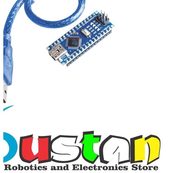 Jual Arduino Nano V3 Compatible With Ch340 Soldered With Kabel Data Cable Shopee Indonesia