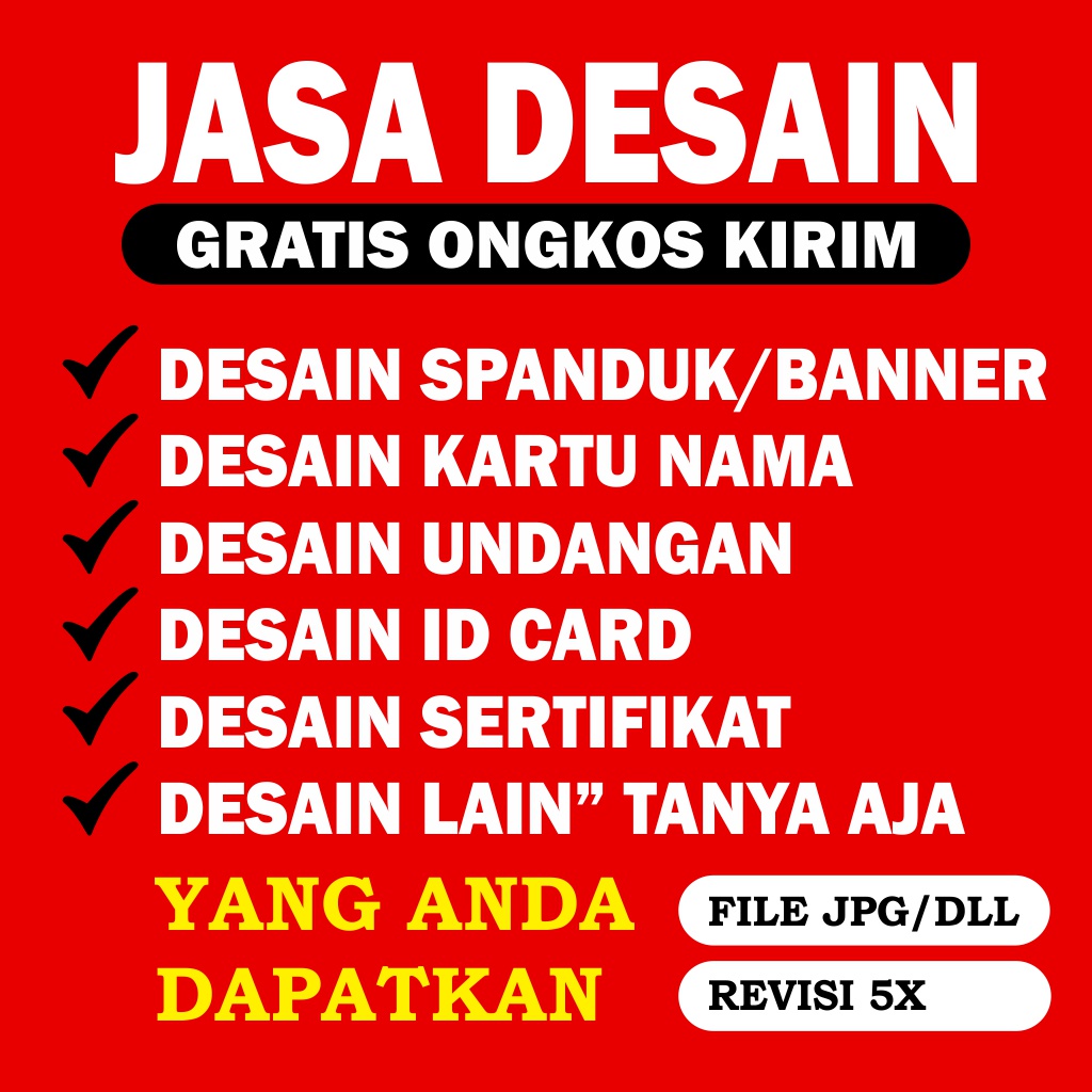 Jual JASA DESAIN GRAFIS, SPANDUK BANNER, KARTU NAMA, SERTIFIKAT, ID ...