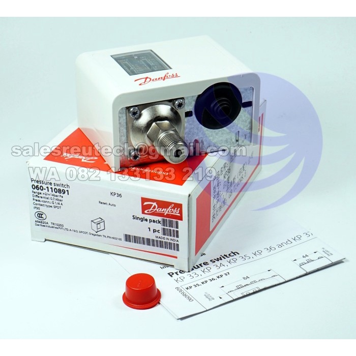 Jual Danfoss KP36 060-110891 Pressure Switch ( Danfoss 060-110866 ) | Shopee Indonesia