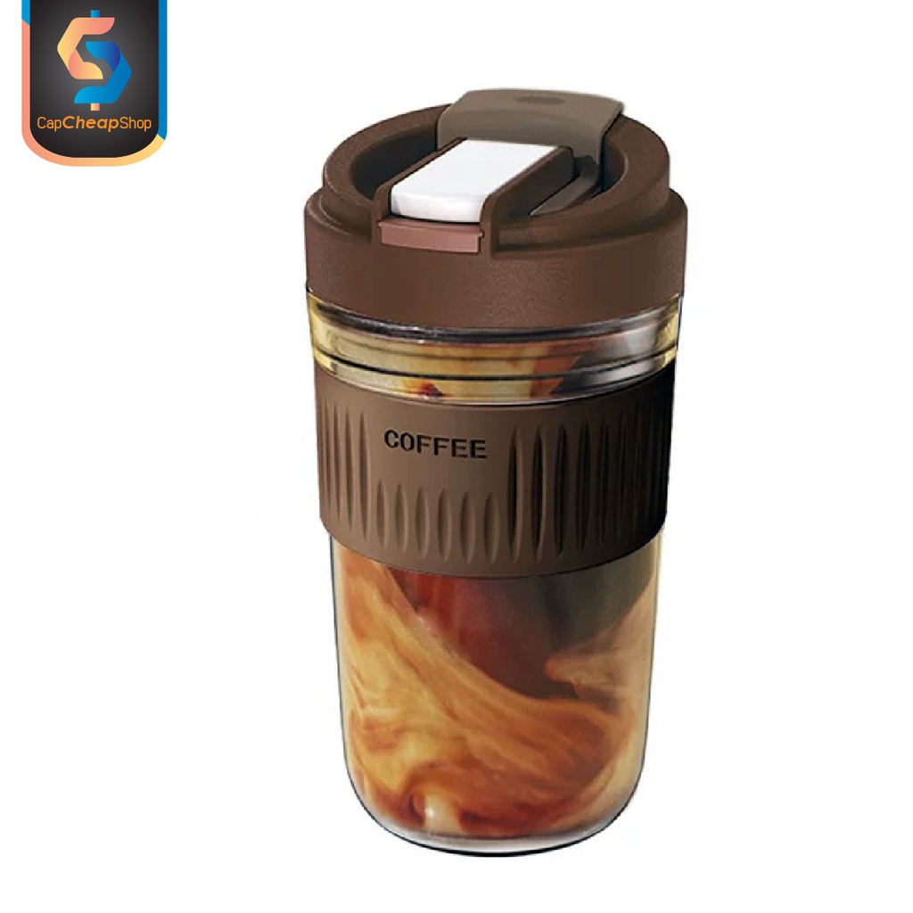 Jual Mug Botol Tempat Minum Gelas Kopi Coffe Cup Glass 500ml | Shopee ...