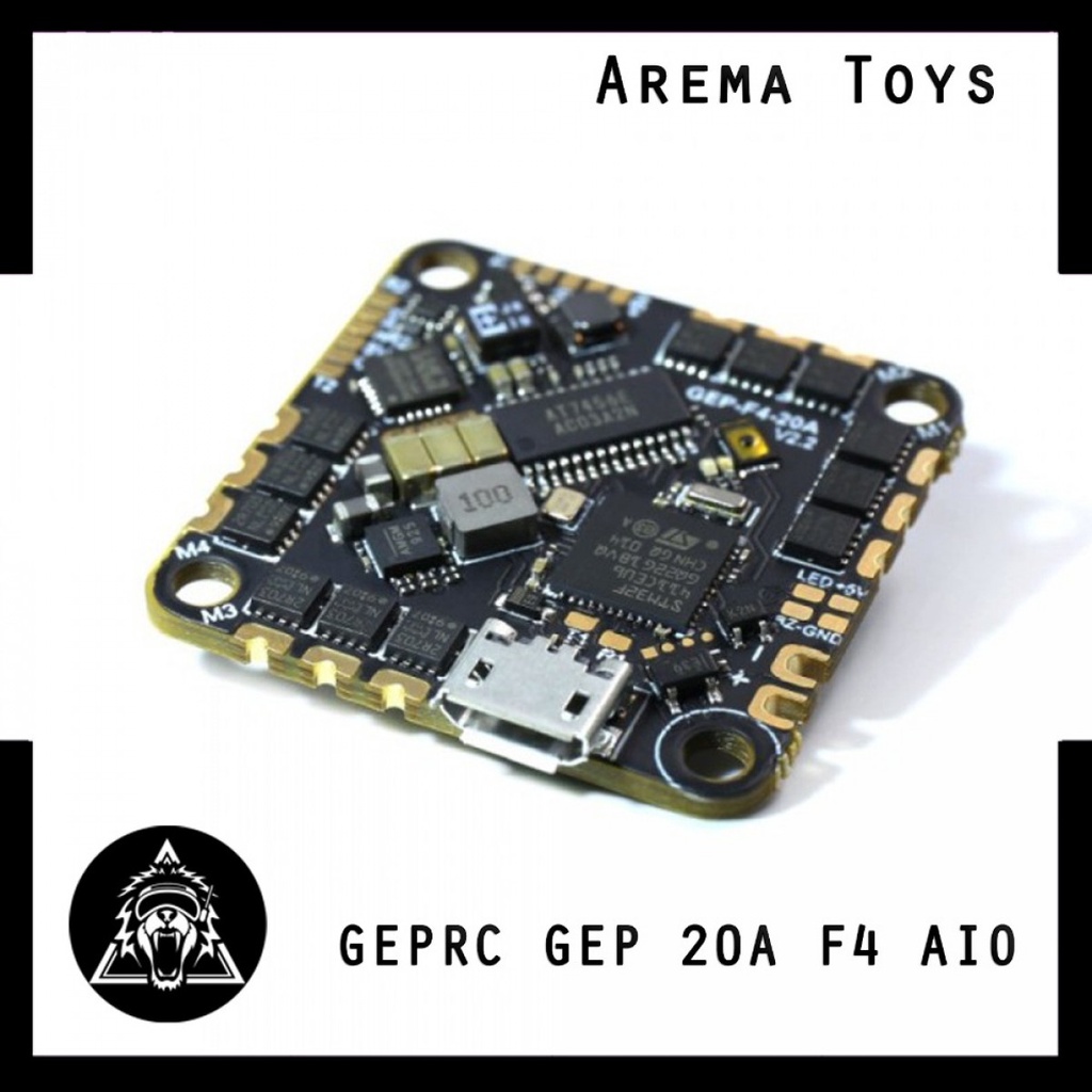 Jual GEPRC GEP 20A F4 AIO F411 FC BLHeli_S 4in1 ESC 2-4s Toothpick ...