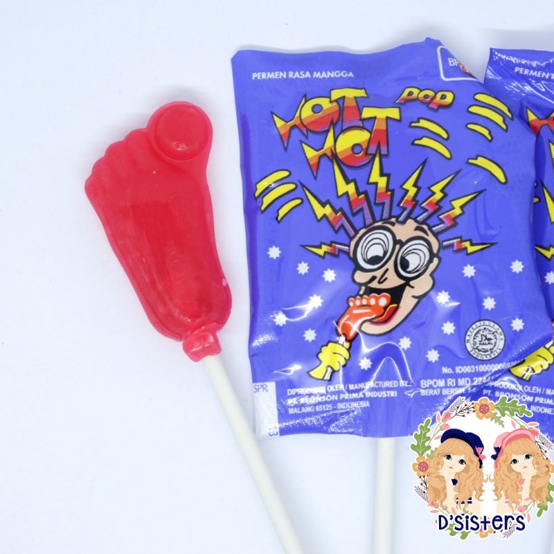 Jual PERMEN KAKI - HOT - HOT POP ecer 1 pcs @5gr - Permen Jadul by Dsisters Snack | Shopee Indonesia