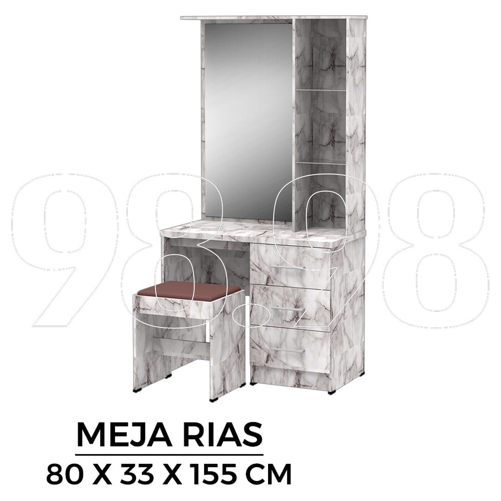 Jual Meja Rias Minimalis Kekinian Motif Marble - Meja Rias Tipe ...