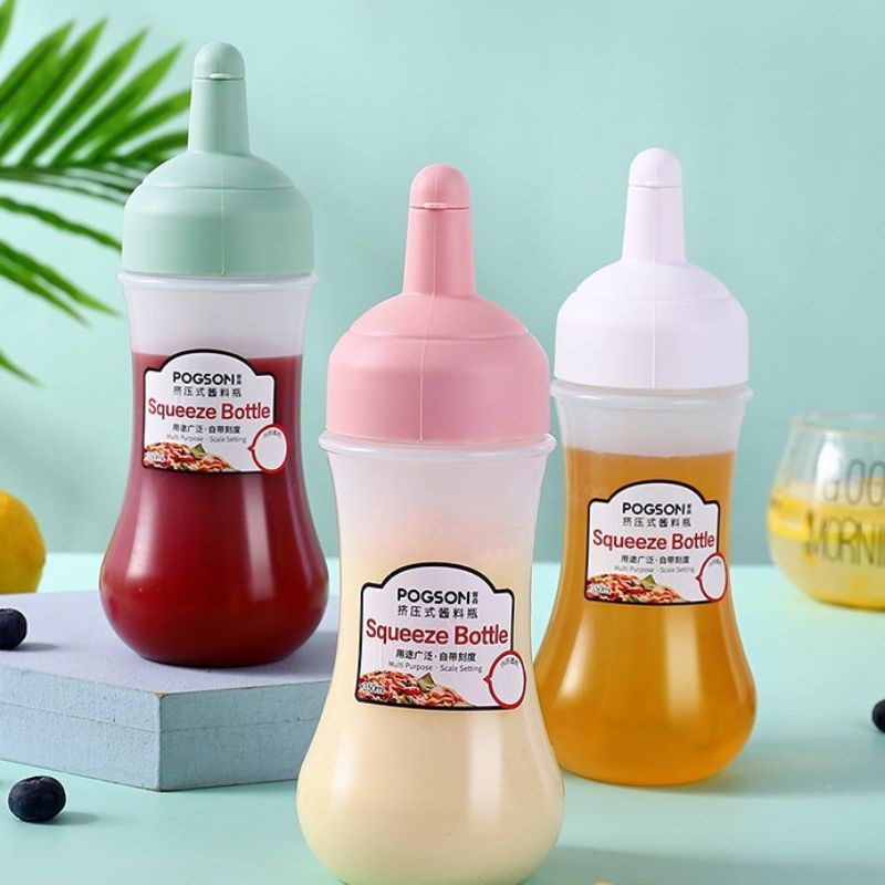 Jual Botol Saus / Botol Minyak / Botol Kecap Saos Portable 350ml Bahan ...