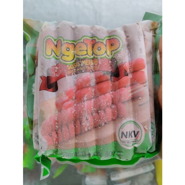 Jual Ngetop sosis 500g pendek, 500g panjang 750g | Shopee Indonesia