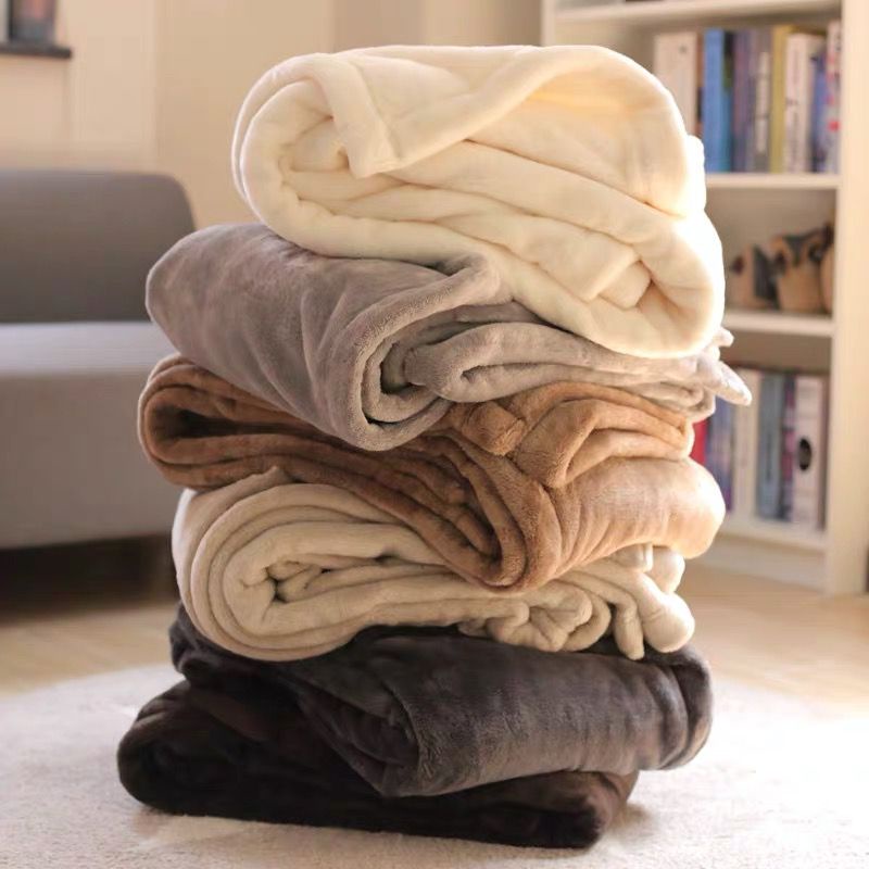 Jual Selimut Bulu Halus Selimut Polos Dewasa Ukuran 180x200cm Dan 160cm ...