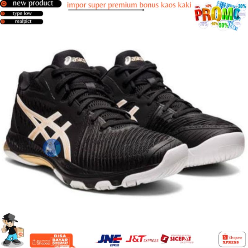 Jual Sepatu tenis pria sepatu voli pria sepatu voly terlaris bonus kaos ...