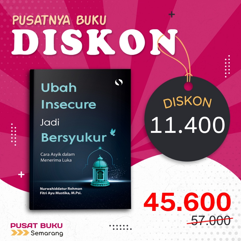 Jual Buku Islami Motivasi Islam Ubah Insecure Jadi bersyukur Novel ...