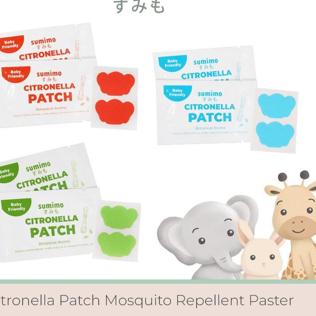 Jual Sumimo Citronella Patch Mosquito Repellent 54pcs | Shopee Indonesia