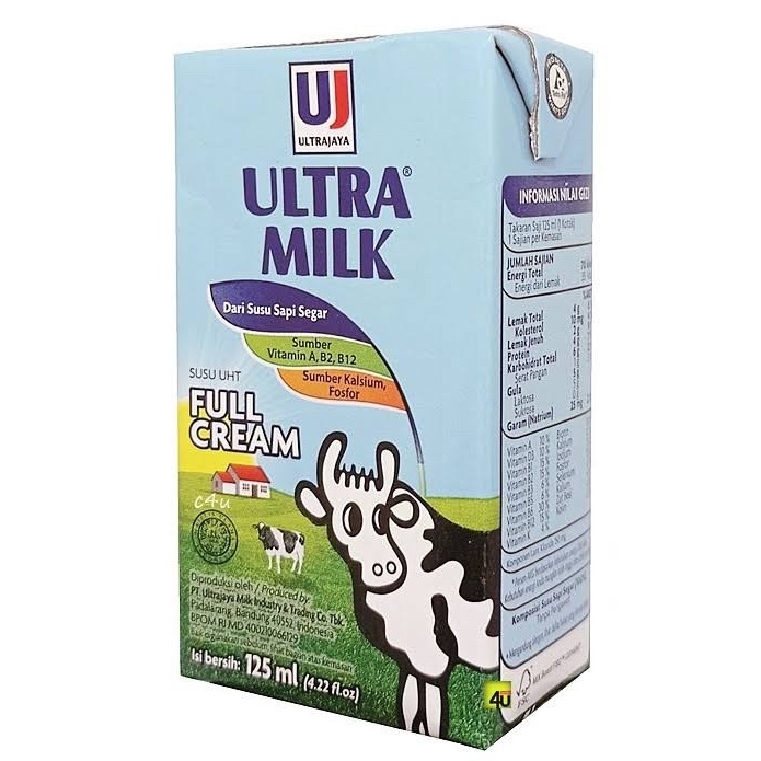 Jual SUSU ULTRA UHT 125ml ALL VARIAN MILK FULL CREAM COKLAT STRAWBERRY CEMILAN ANAK SEHAT UHT ...