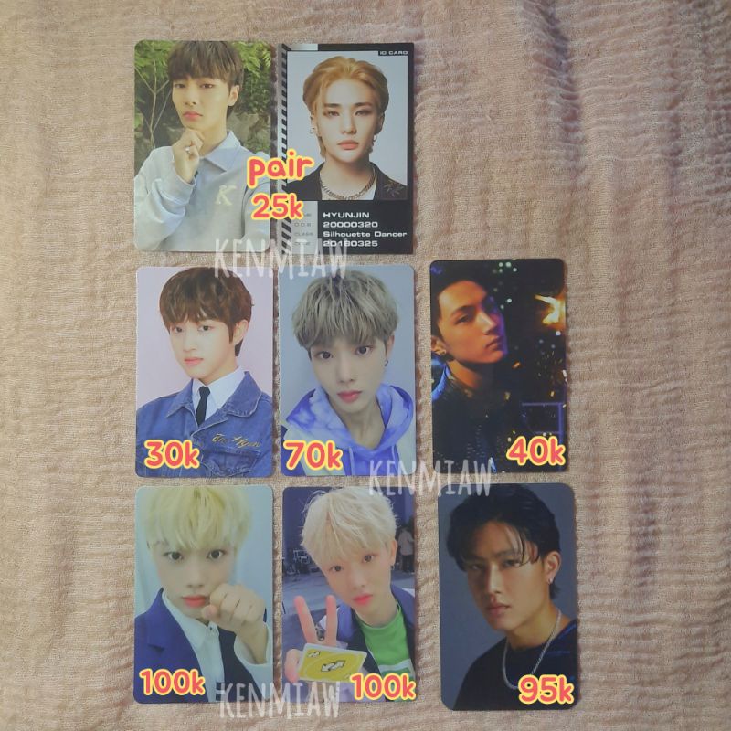 Jual Official photocard Stray Kids Golden Child Chihoon TO1 Enhypen Kinnporsche Premier set ...
