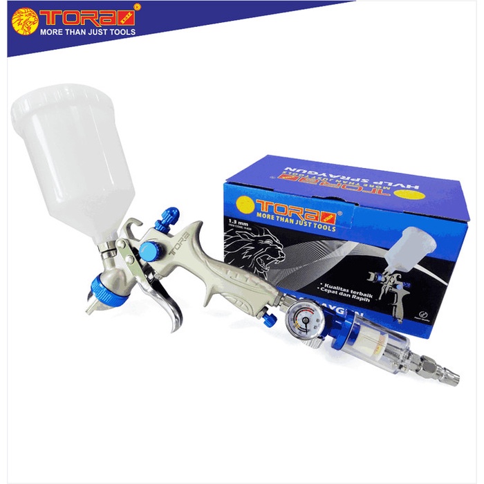 Jual TORA Spray gun HVLP + Regulator Air Filter 1/4 Inch | Shopee Indonesia