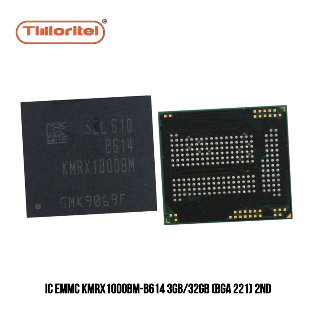 Jual IC EMMC KMRX1000BM-B614 3GB/32GB (BGA 221) 2ND | Shopee Indonesia