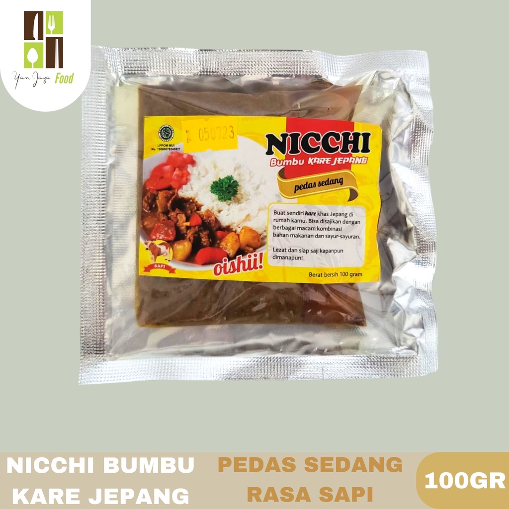 Jual Nicchi Bumbu Kare Jepang 100gr [Tidak Pedas( Untuk anak-anak, Rasa ...