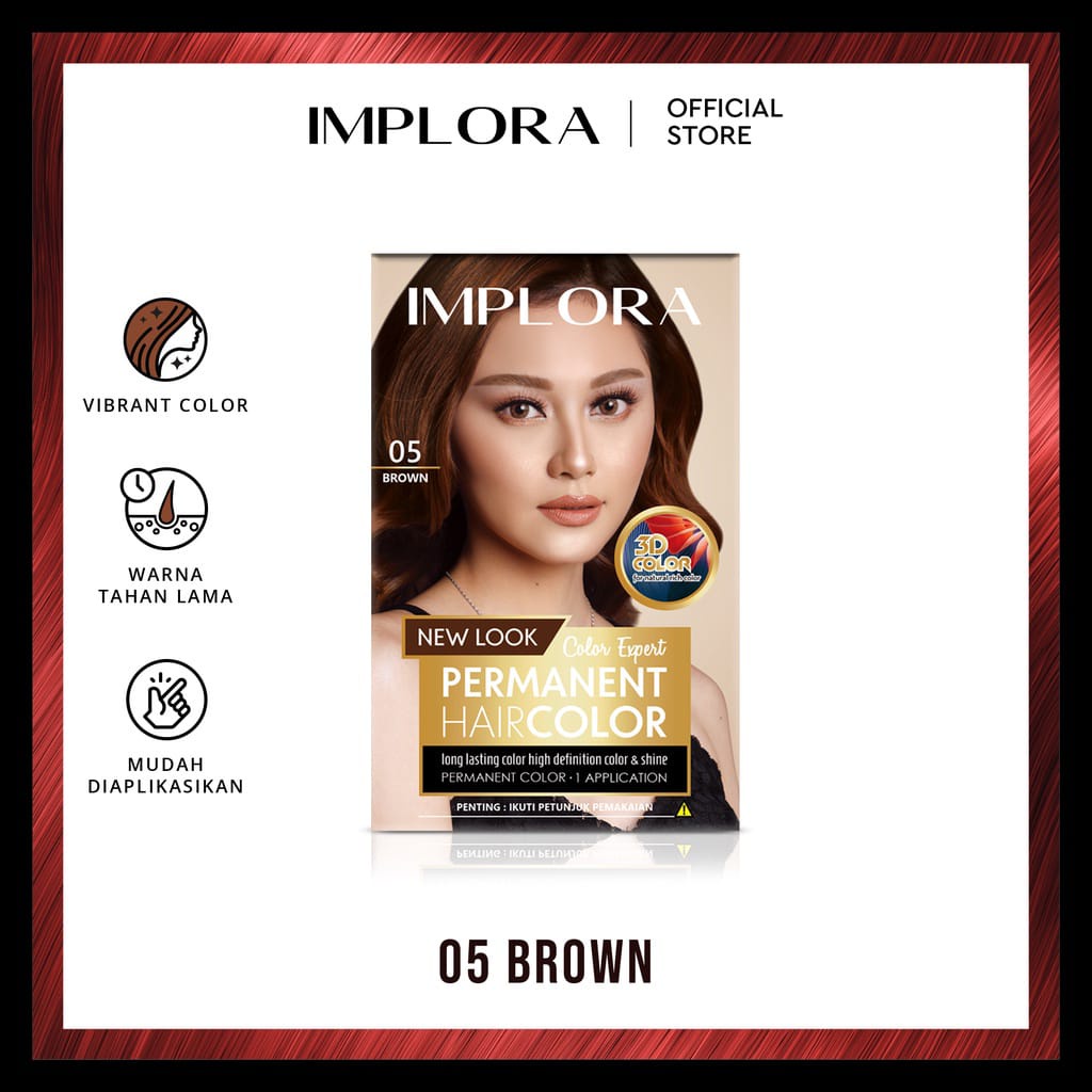 Jual Kamia - Implora semir rambut hair color/IMPLORA New Permanent Hair ...
