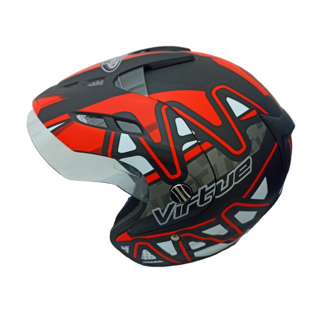 Jual Helm Motor VIRTUE Detector Half Face SNI | Shopee Indonesia
