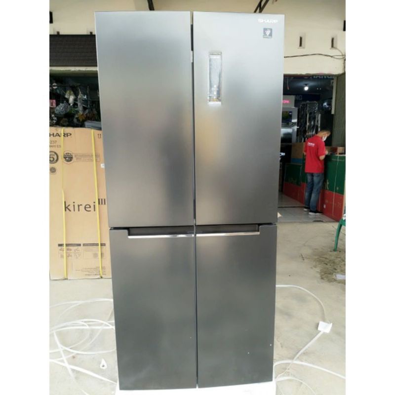 Jual KULKAS 4 PINTU SHARP SJIF50MDS SIDE BY SIDE SHARP | Shopee Indonesia