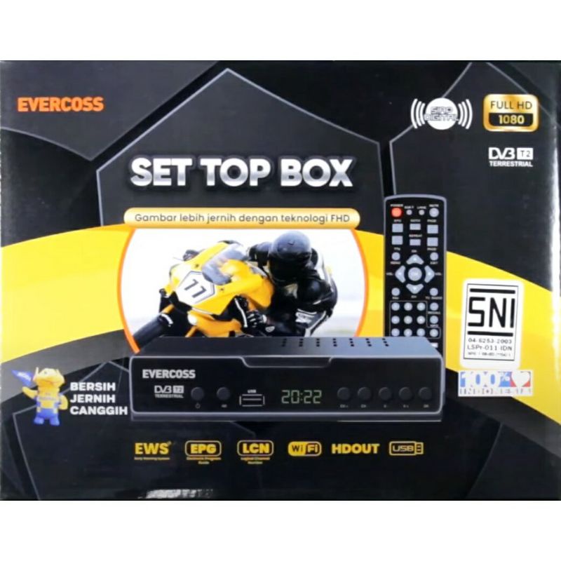 Jual evercoss STB Max digital tv Receiver Full HD masih harga promo ...