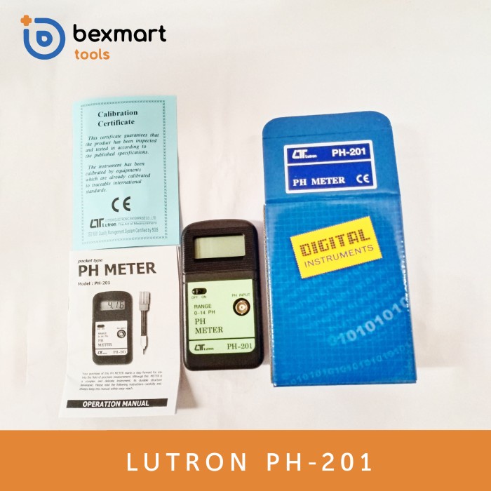 Jual Kual Lutron Ph-201/Ph201/Ph 201 Ph Meter Optional Probe | Shopee ...