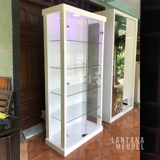 Jual Lemari Pajangan Kaca 2 Pintu / Lemari display Kaca / Lemari ...