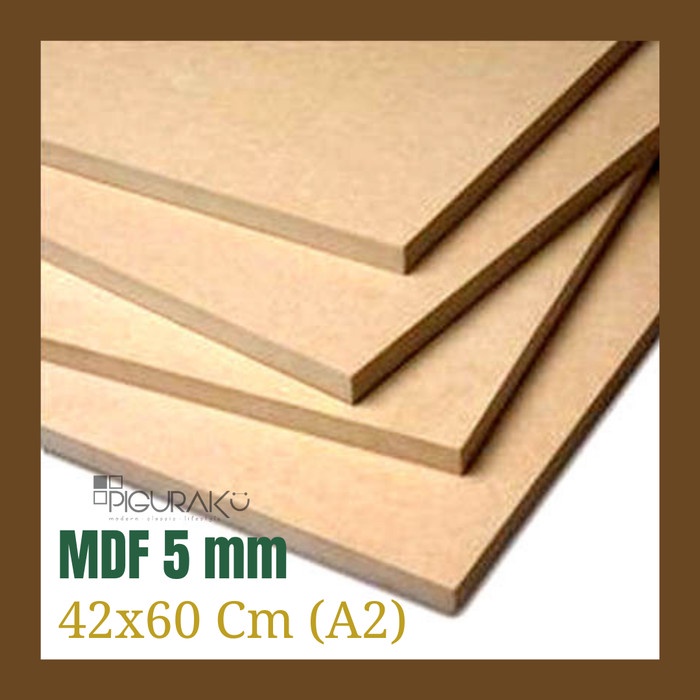 Jual Mdf 5 Mm Ukuran 42X60 (A2) Cm / Kayu Mdf / Papan Kayu Mdf Murah ...