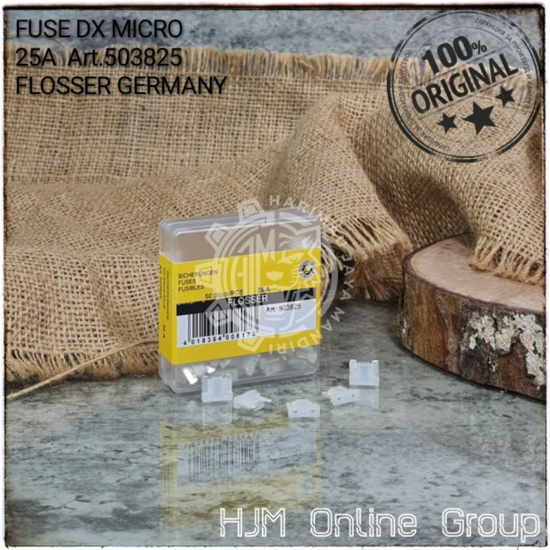 Jual FUSE DX MICRO FLOSSER GERMANY 5A 7.5A 10A 15A 20A 25A 30 - SEKRING ...